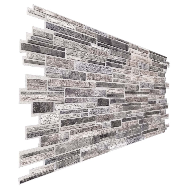PANELES PVC 3D REALISTAS : Panel PVC 3D, Realista. PLASTUSHKA GRIS (98 ...
