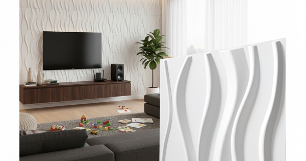 Paneles 3D PVC "WIND" / m²
